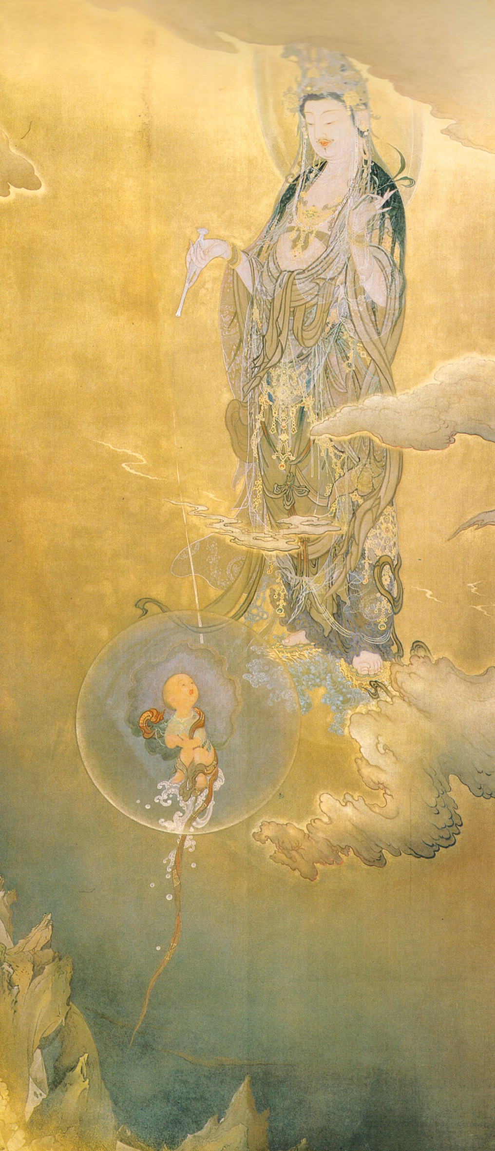 Kanō Hōgai's Merciful Mother Kannon - Masterpieces of Japanese Culture