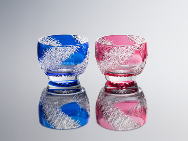 Milky Way pattern Japanese glass cups - Masterpieces of Japanese Culture